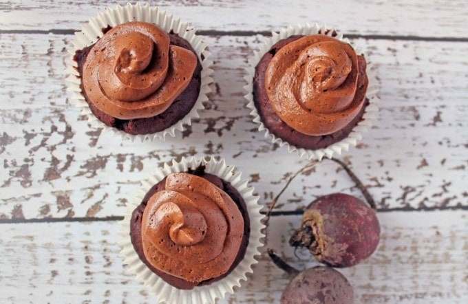 Beetroot Chocolate Cupcakes - Veggie Desserts