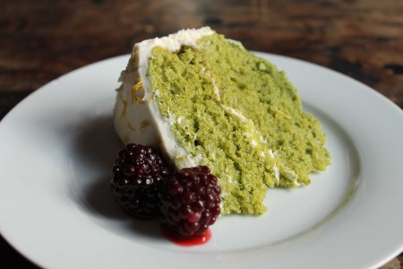 Lemon Stinging Nettle Cake - Veggie Desserts