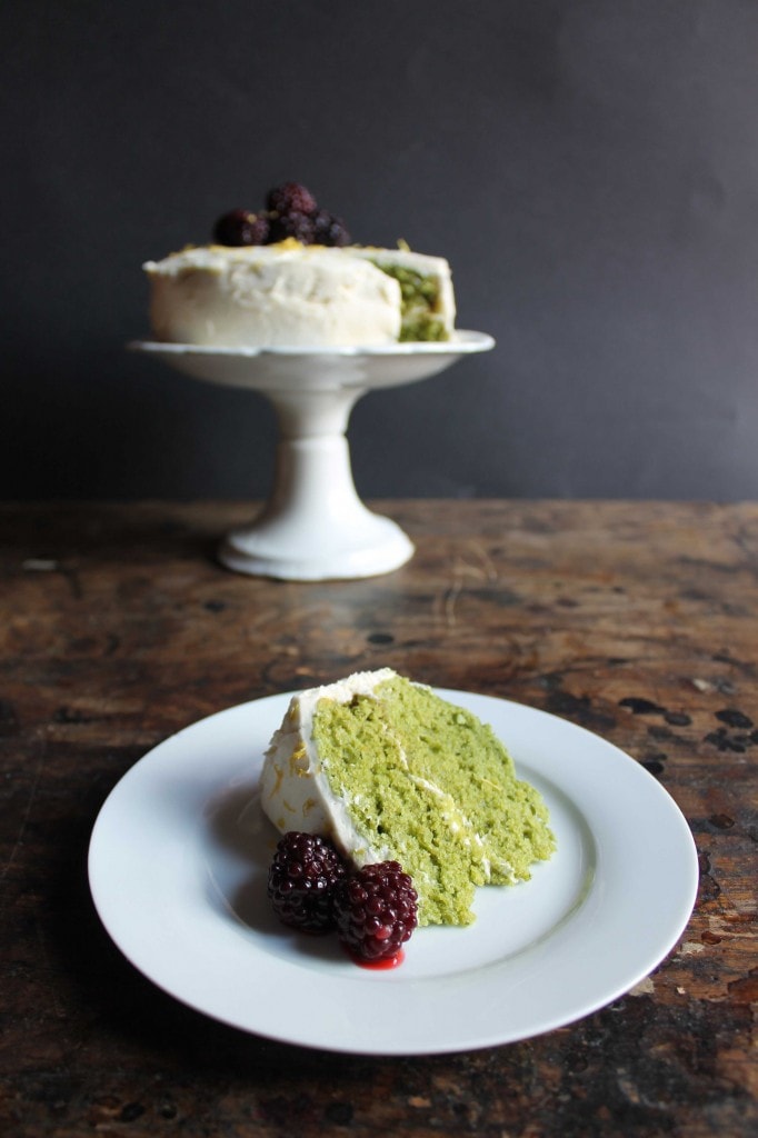Lemon Stinging Nettle Cake - Veggie Desserts