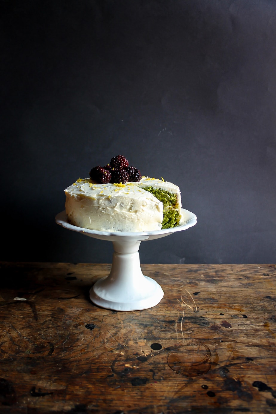Lemon Stinging Nettle Cake - Veggie Desserts