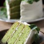 Sweet Vanilla Pea Cake with Lemon Icing (vegetable cake)
