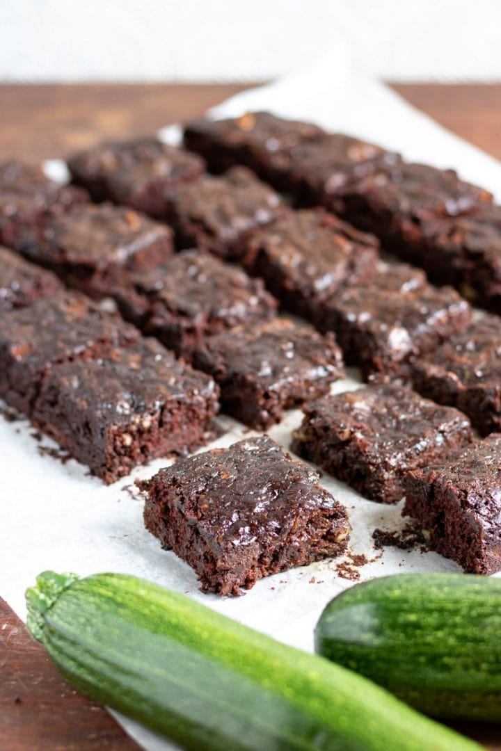 Fudgy Zucchini Brownies - Veggie Desserts