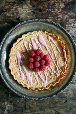 Traditional British Bakewell Tart Recipe - Veggie Desserts