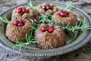 Mini Bundt Chestnut Loaf with Sage Gravy - Veggie Desserts