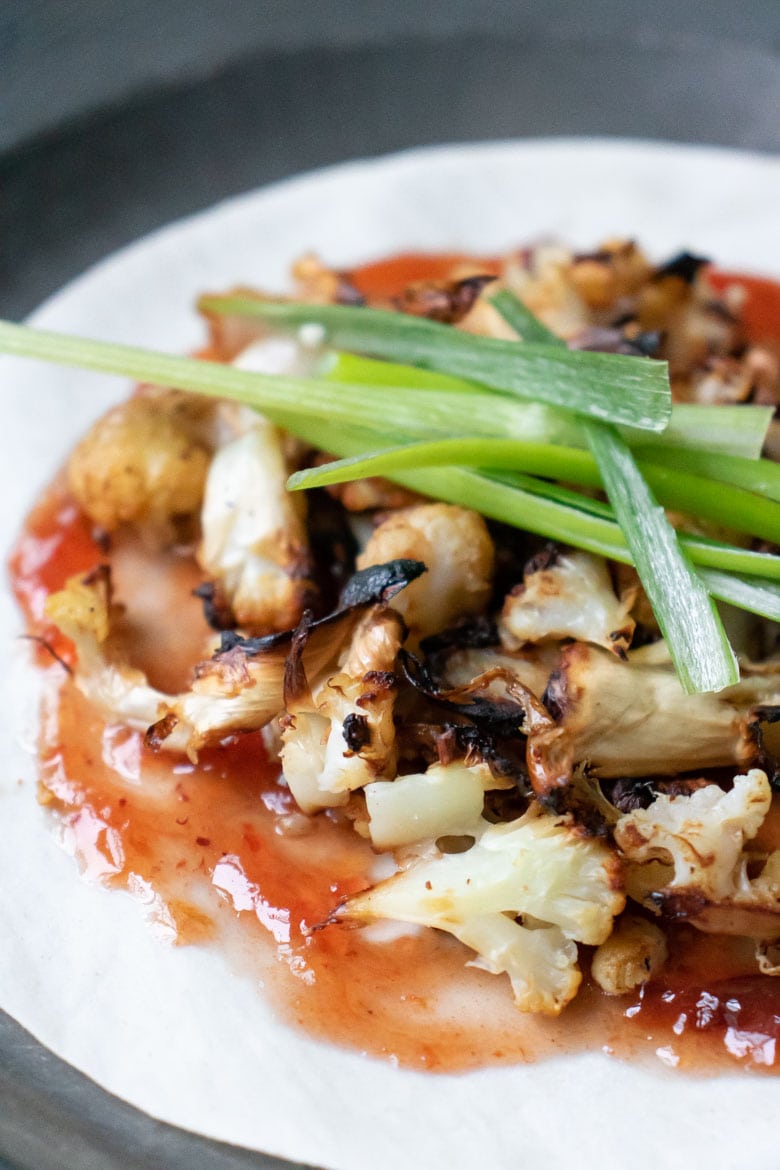 Vegan Crispy Duck (Cauliflower) and Pancakes - Veggie Desserts