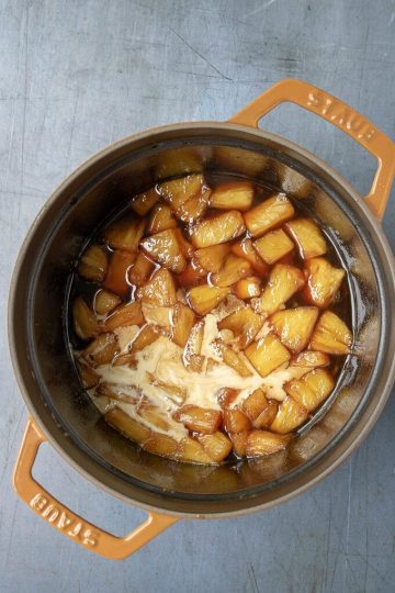 Easy Vanilla Pineapple Compote - Veggie Desserts