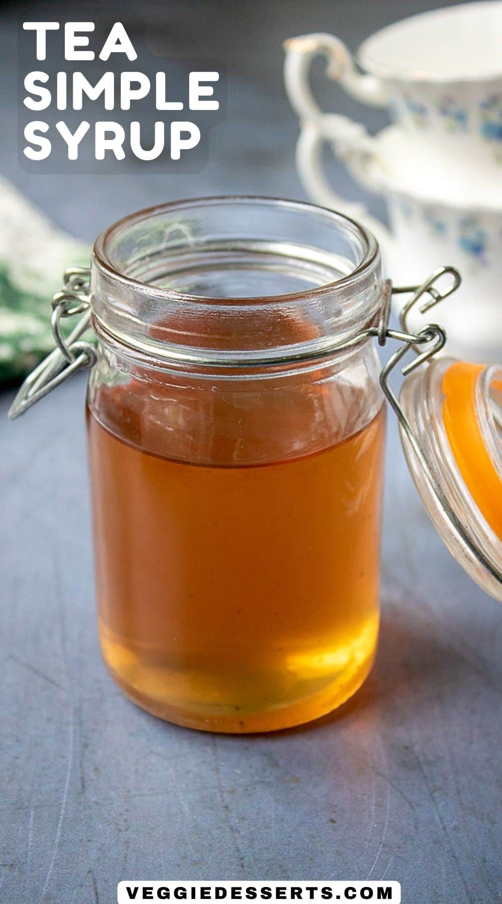 Tea Syrup - Veggie Desserts