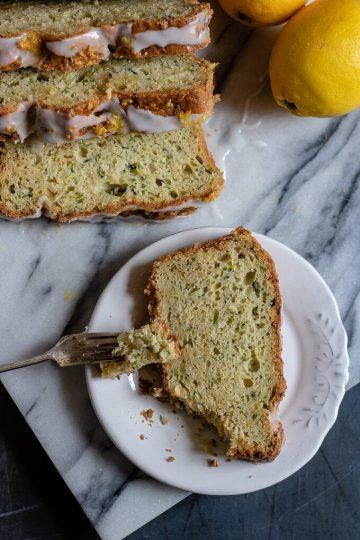 Courgette Cake with Lemon Drizzle - Veggie Desserts
