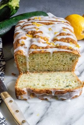 Courgette Cake with Lemon Drizzle - Veggie Desserts