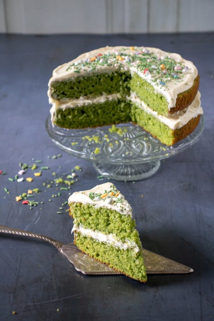 Vanilla Spinach Cake - Veggie Desserts