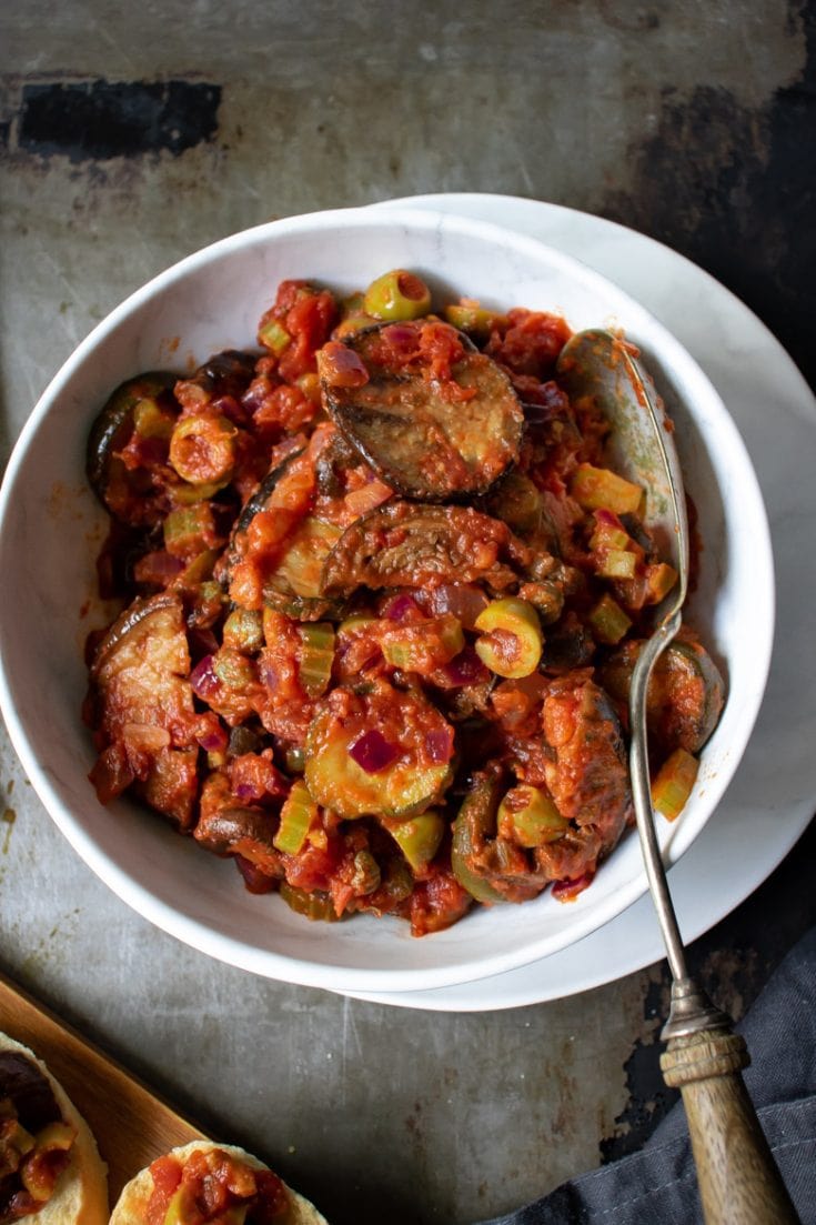 Caponata alla Siciliana - Veggie Desserts