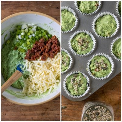Kale Green Muffins - Veggie Desserts