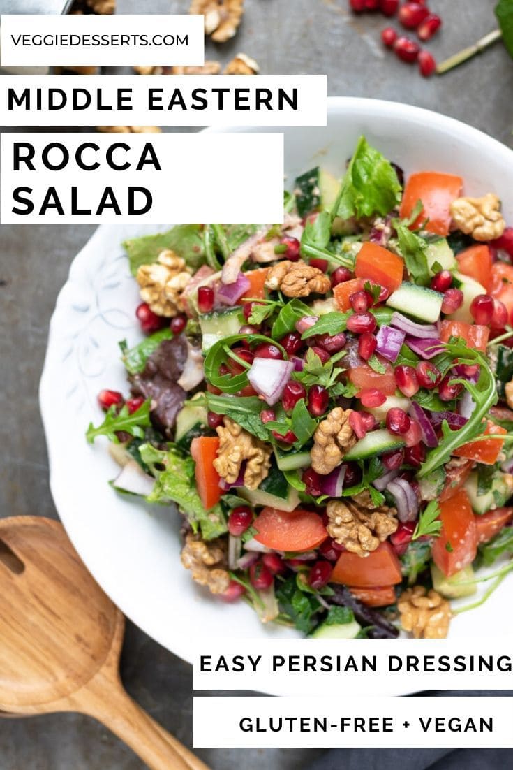 Persian Rocca Salad - Veggie Desserts