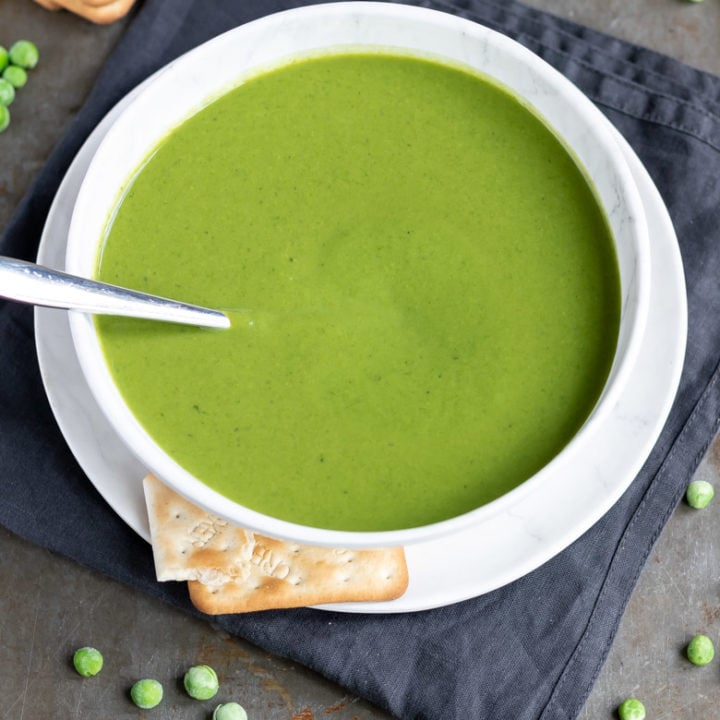 Easy Pea Soup (4 ingredients) - Veggie Desserts