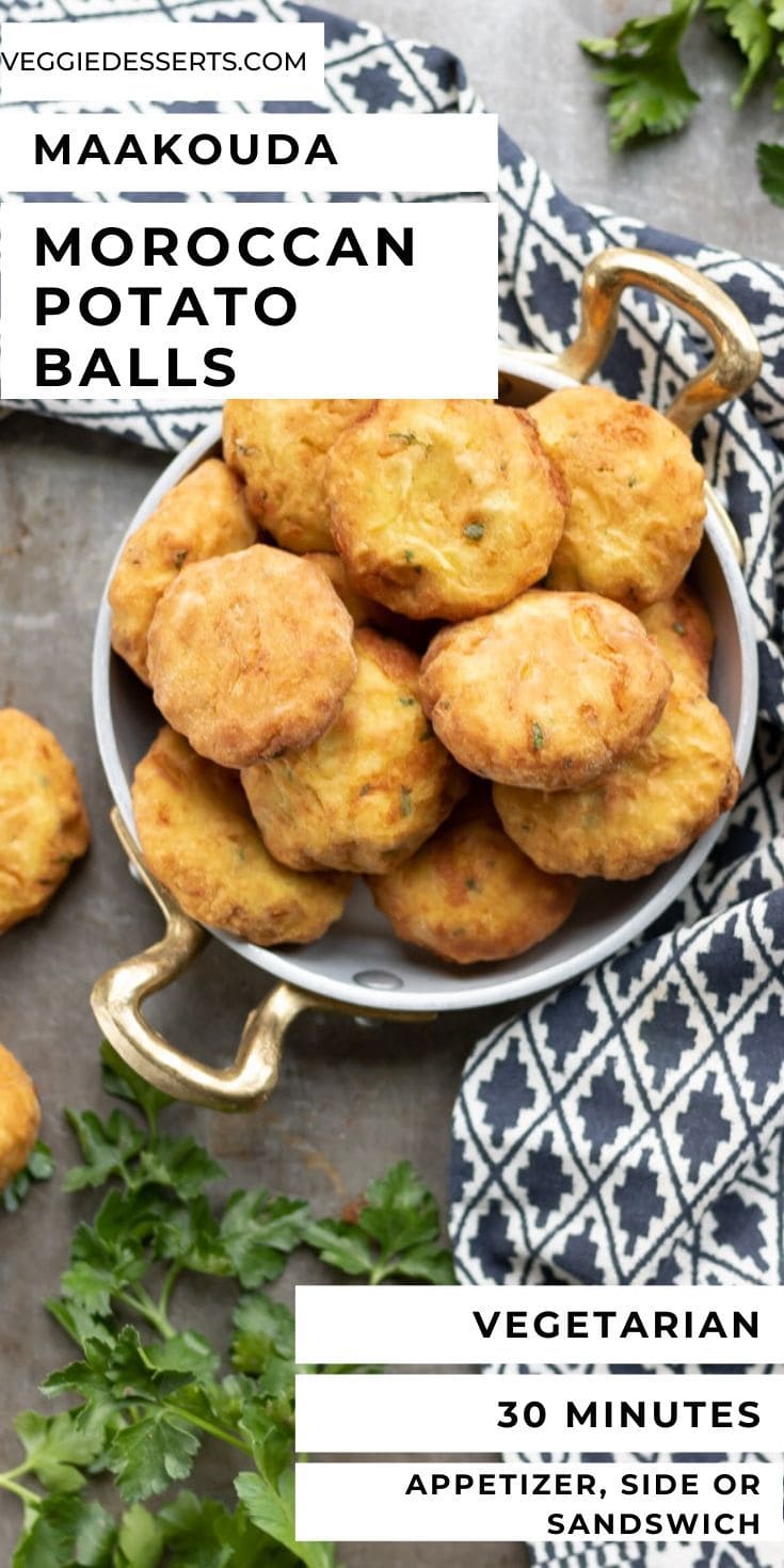 Maakouda - Moroccan Potato Cakes - Veggie Desserts