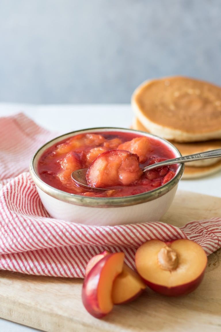 Easy Plum Compote Recipe - Veggie Desserts