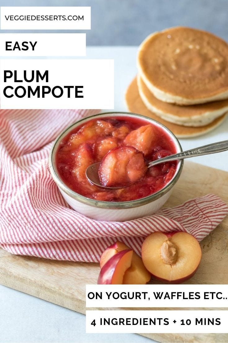 Easy Plum Compote Recipe - Veggie Desserts