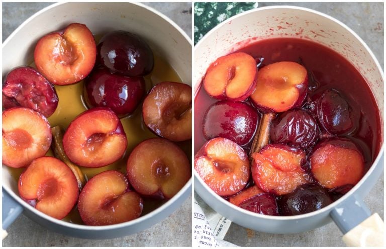 Easy Stewed Plums - Veggie Desserts