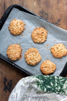 Pignoli Cookies - Italian Pine Nut Cookies - Veggie Desserts