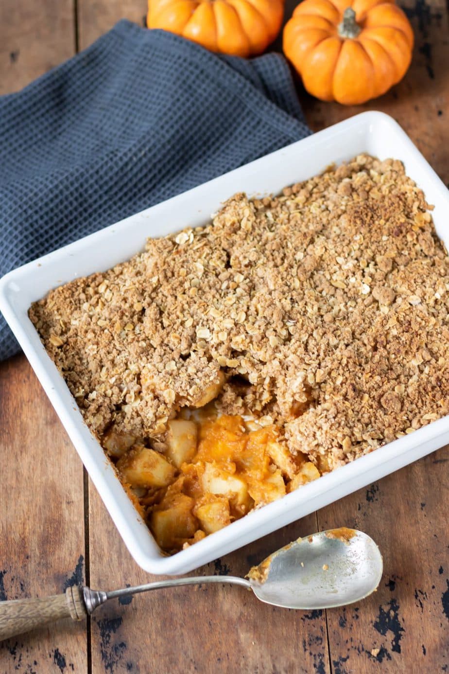 Apple and Pumpkin Crumble - Veggie Desserts