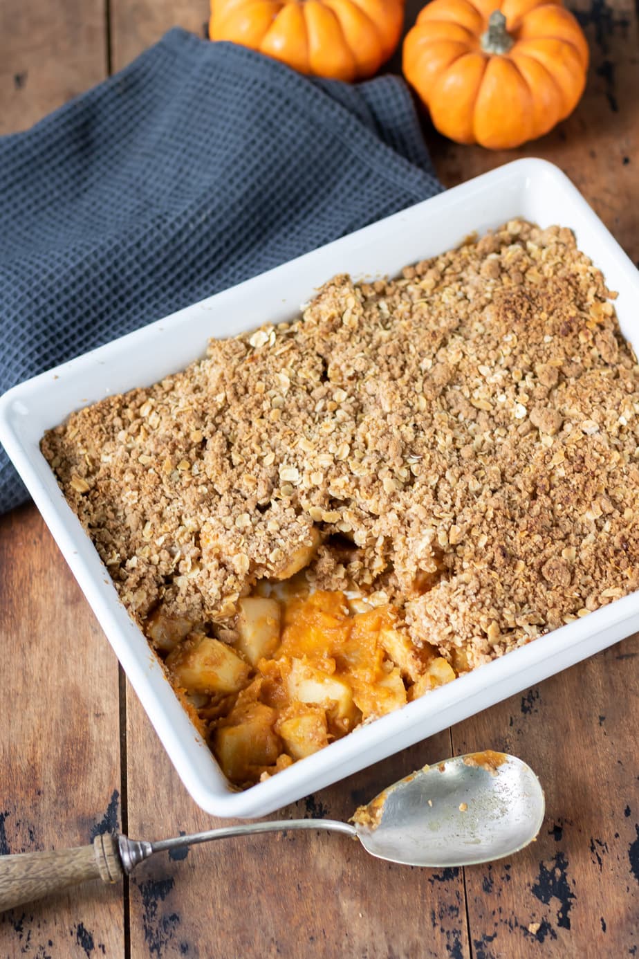 Apple and Pumpkin Crumble - Veggie Desserts