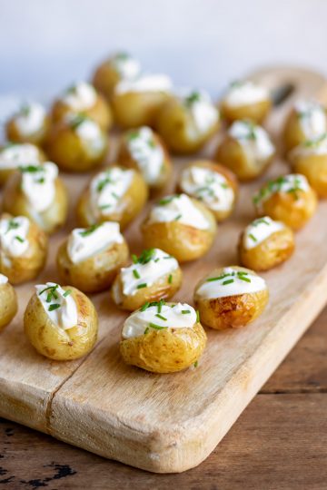 Mini Baked Potatoes - Veggie Desserts