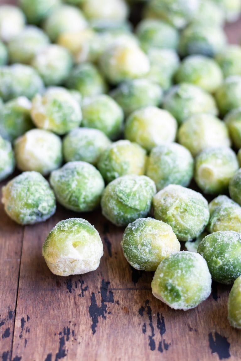 Roasted Frozen Brussels Sprouts - Veggie Desserts