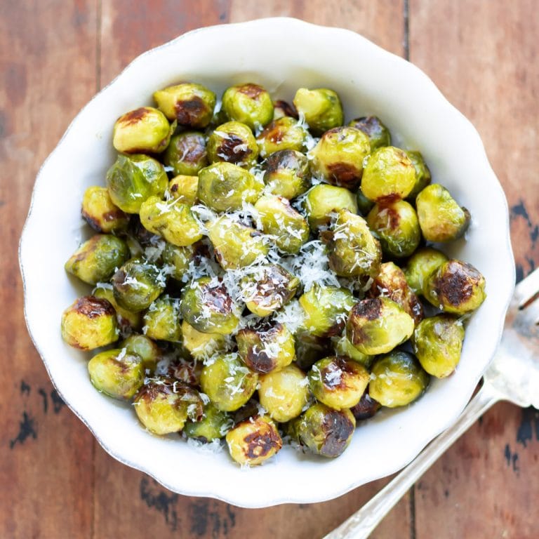 Roasted Frozen Brussels Sprouts - Veggie Desserts