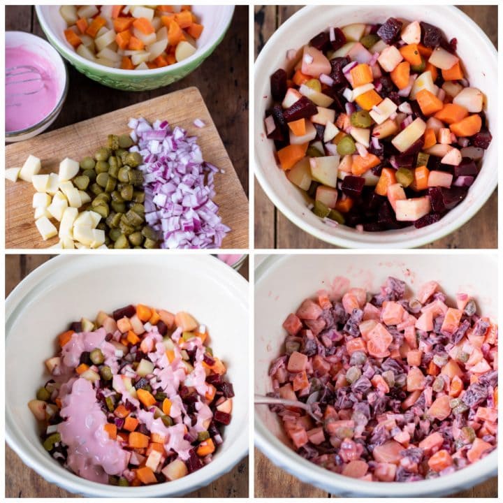 Rosolli Finnish Beetroot Salad - Veggie Desserts