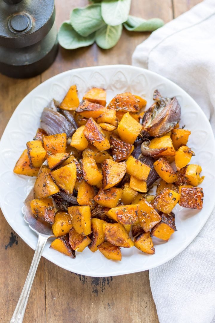 Maple Roasted Butternut Squash - Veggie Desserts