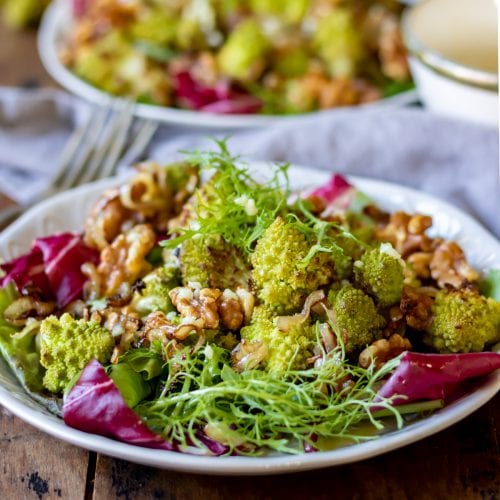 Roasted Romanesco Salad - Veggie Desserts