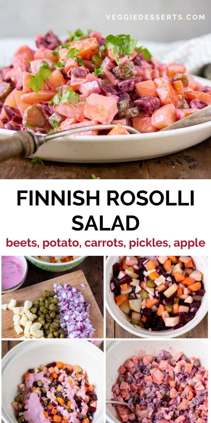 Rosolli Finnish Beetroot Salad - Veggie Desserts