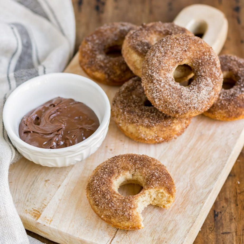Easy Baked Churro Donuts - Veggie Desserts