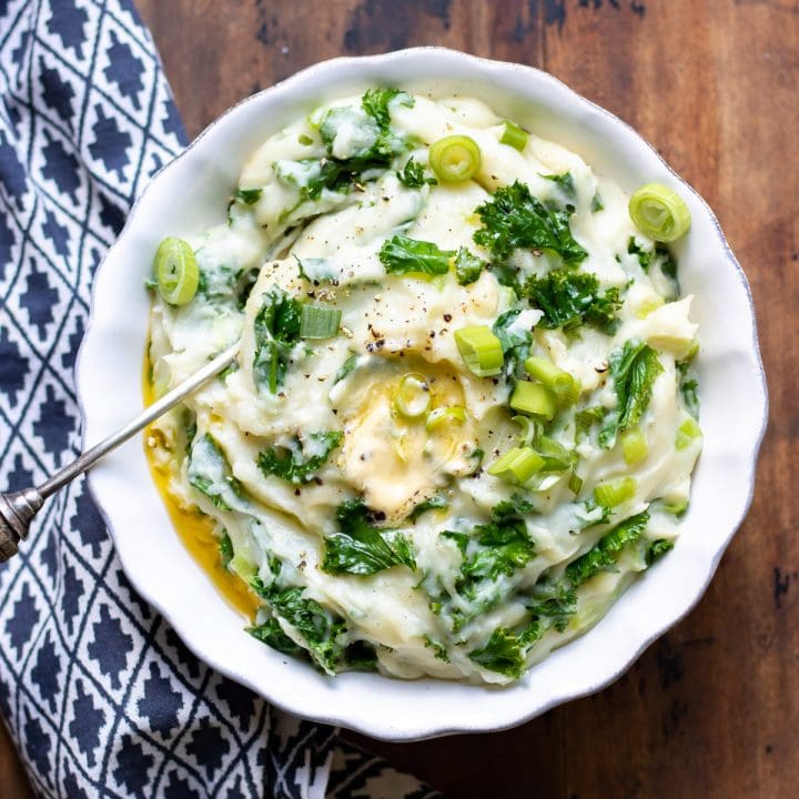 Traditional Irish Colcannon Potatoes - Veggie Desserts