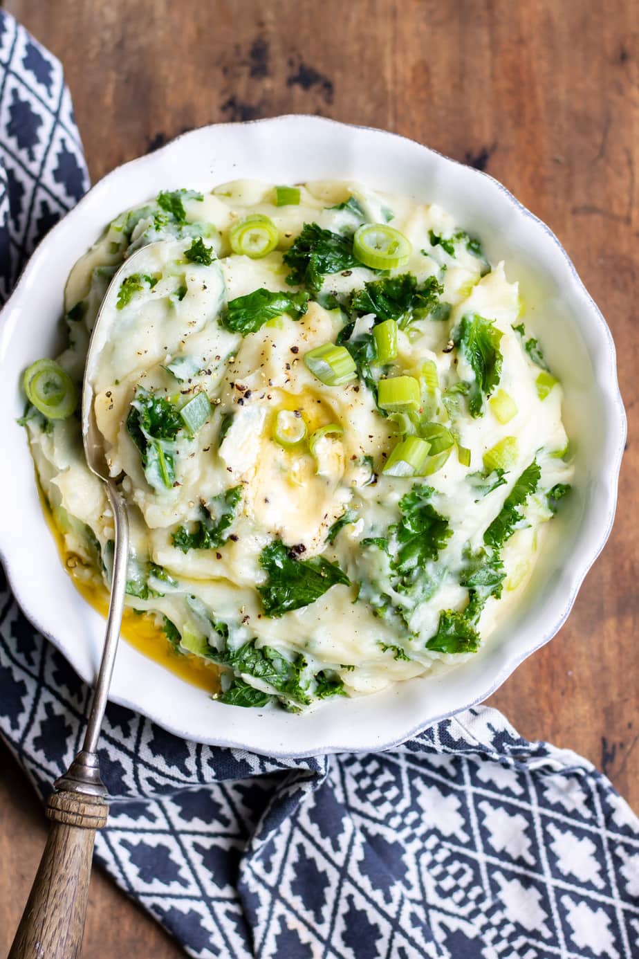 Traditional Irish Colcannon Potatoes - Veggie Desserts