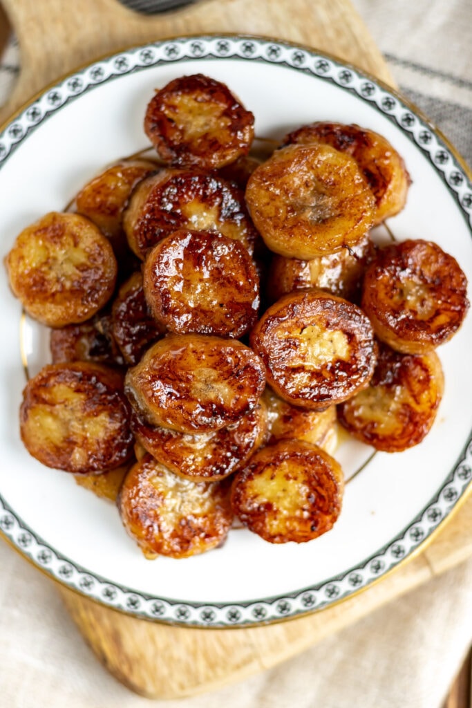 Maple Pan-Fried Bananas - Veggie Desserts