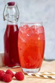Easy Raspberry Soda - Veggie Desserts