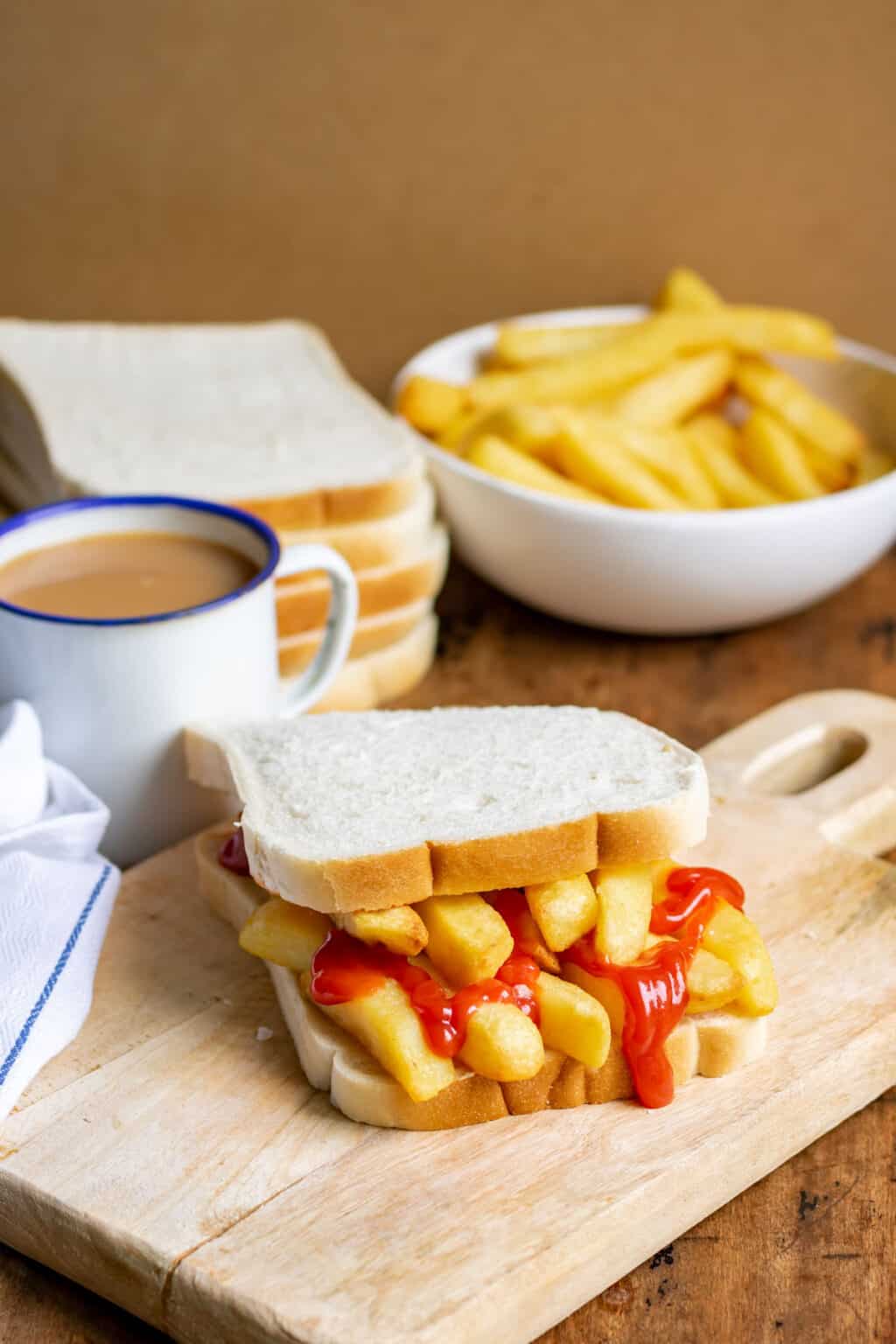 British Chip Butty - Veggie Desserts