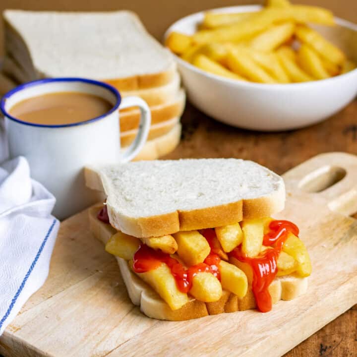 British Chip Butty - Veggie Desserts