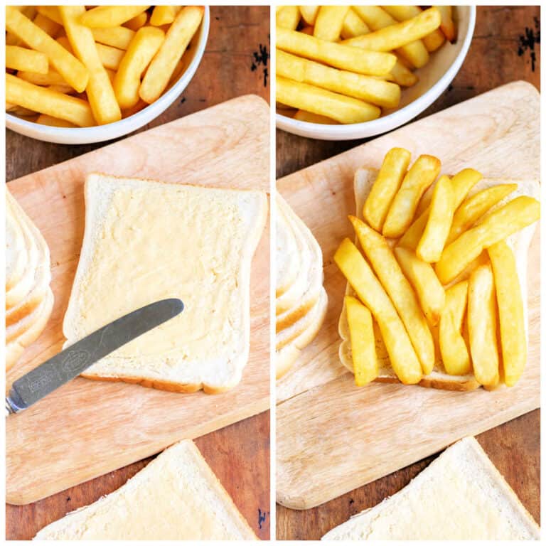 British Chip Butty - Veggie Desserts