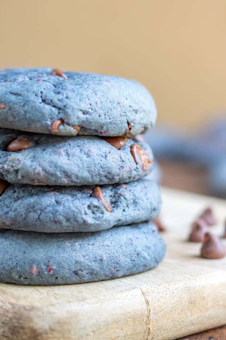 Blackberry Cookies (Naturally blue!) - Veggie Desserts
