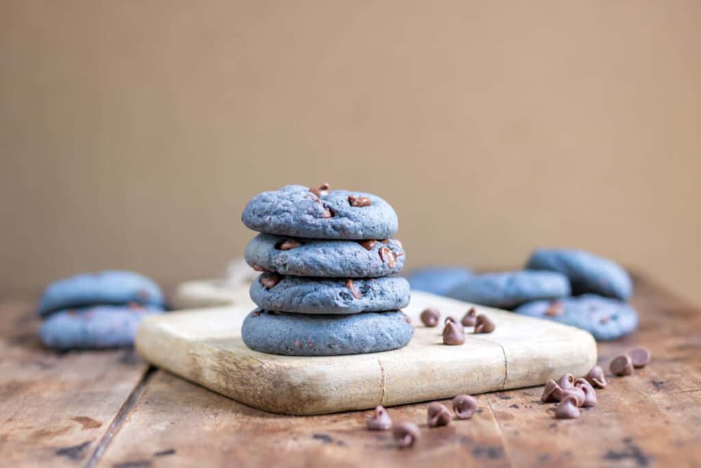 Blackberry Cookies (Naturally blue!) - Veggie Desserts