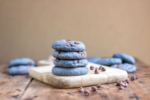 Blackberry Cookies (Naturally blue!) - Veggie Desserts