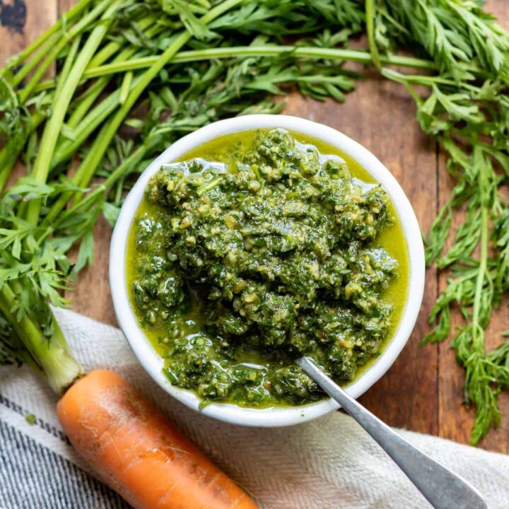 What to do with Carrot Tops - Veggie Desserts