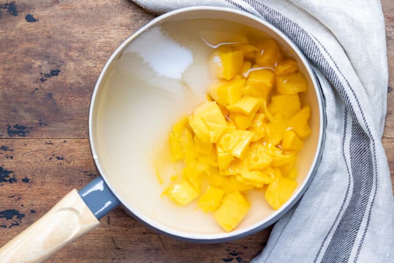 Easy Mango Syrup - Veggie Desserts