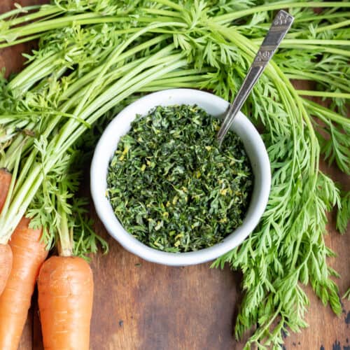 What to do with Carrot Tops - Veggie Desserts