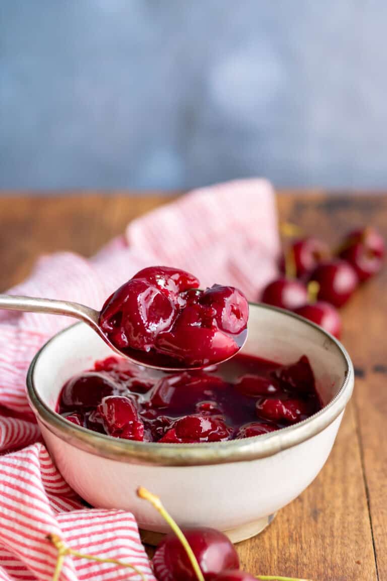 Easy Cherry Compote - Veggie Desserts