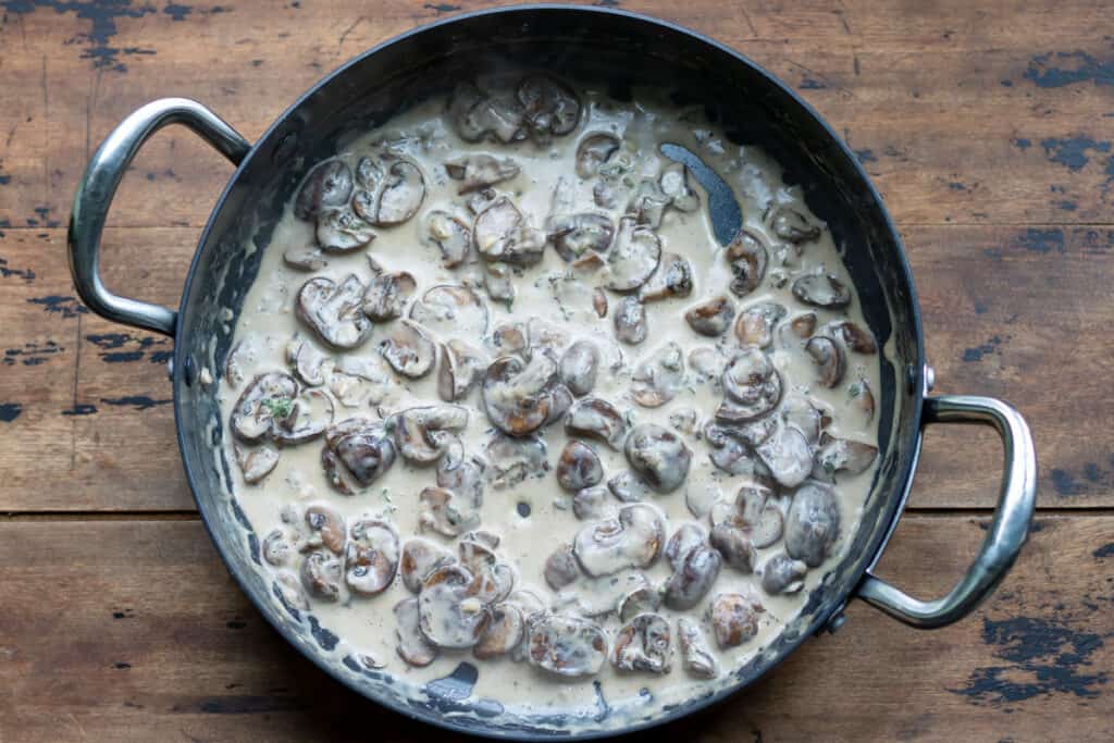 Easy Creamy Mushroom Sauce - Veggie Desserts