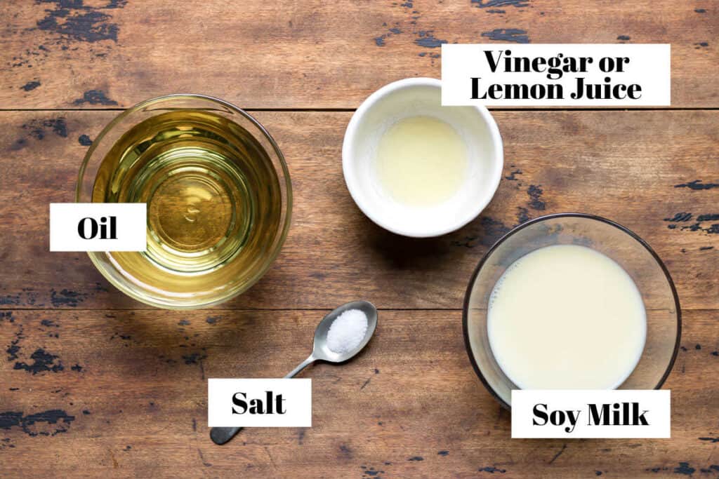 5 Minute Vegan Mayo - Veggie Desserts