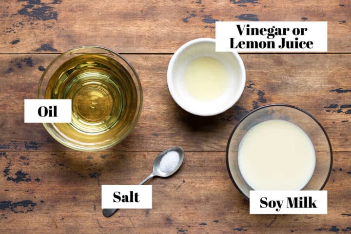 5 Minute Vegan Mayo - Veggie Desserts